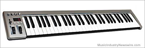 New Masterkey 61 USB MIDI Keyboard Controller Expands Acorn Instrument ...